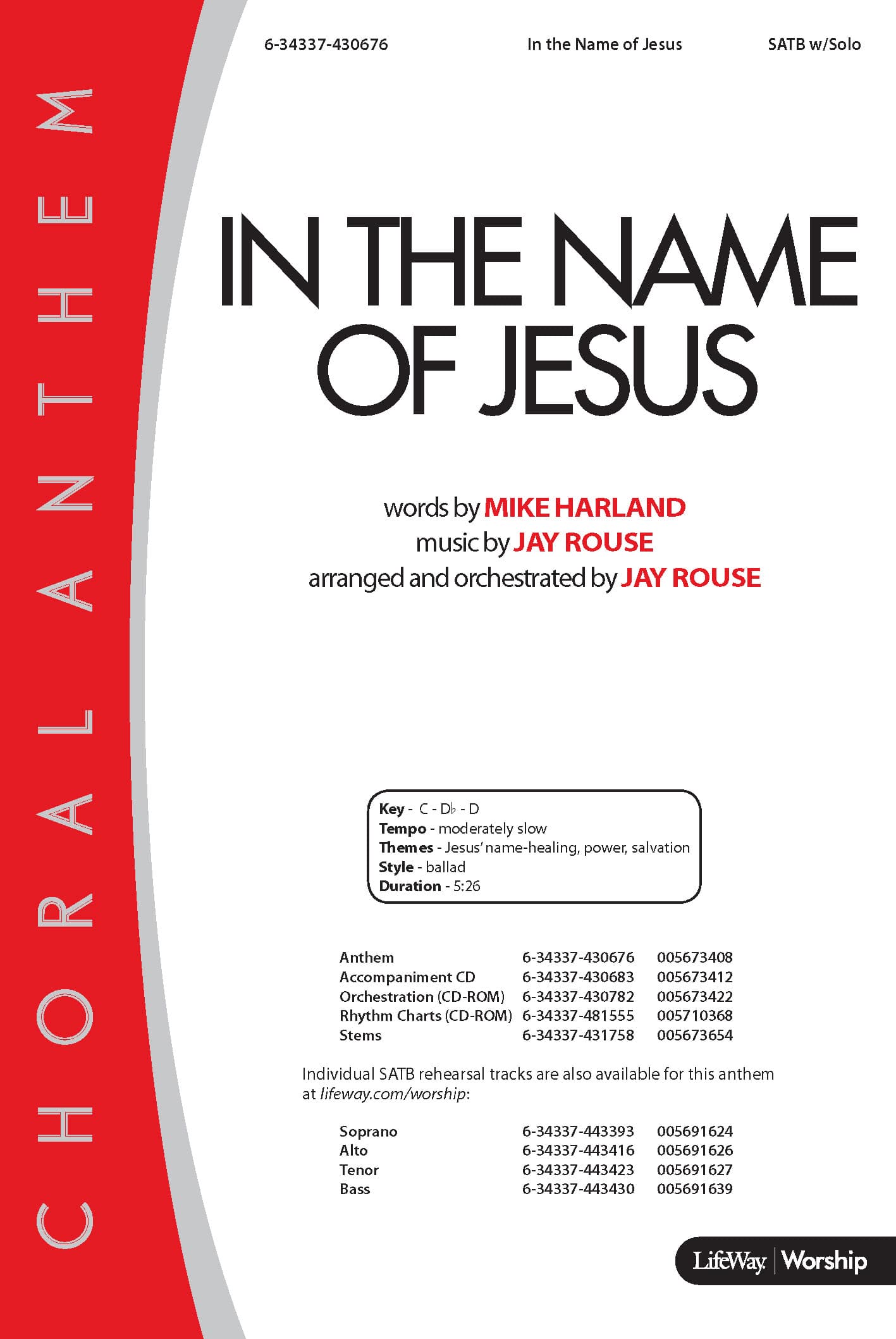 In the Name of Jesus (Rise Up) - Downloadable Split-Track Accompaniment ...
