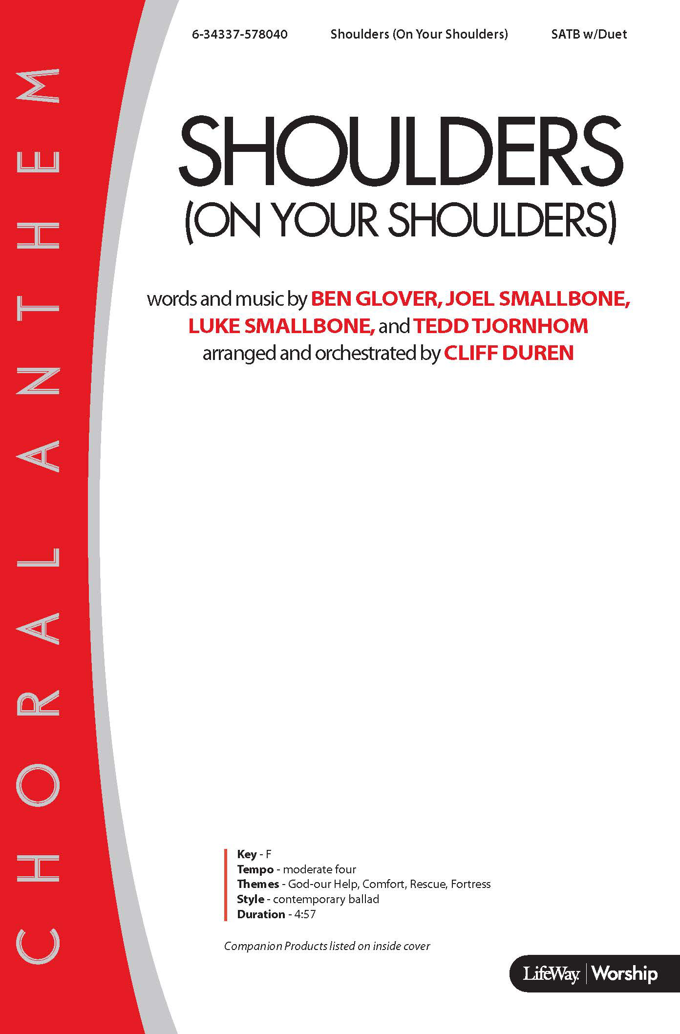 Shoulders (On Your Shoulders) - Downloadable Split-Track Accompaniment ...