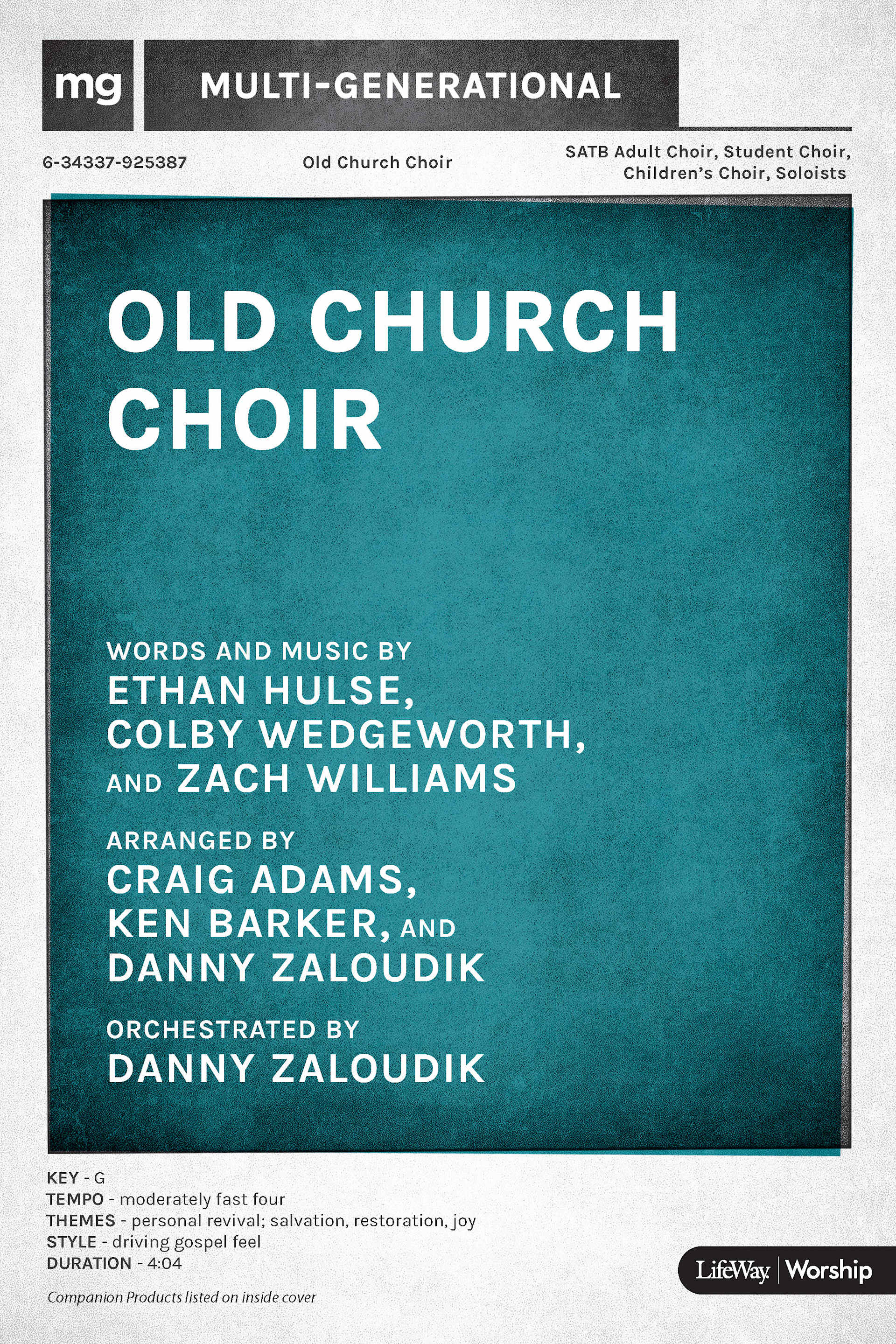 Old Church Choir - Downloadable Stem Tracks | Lifeway