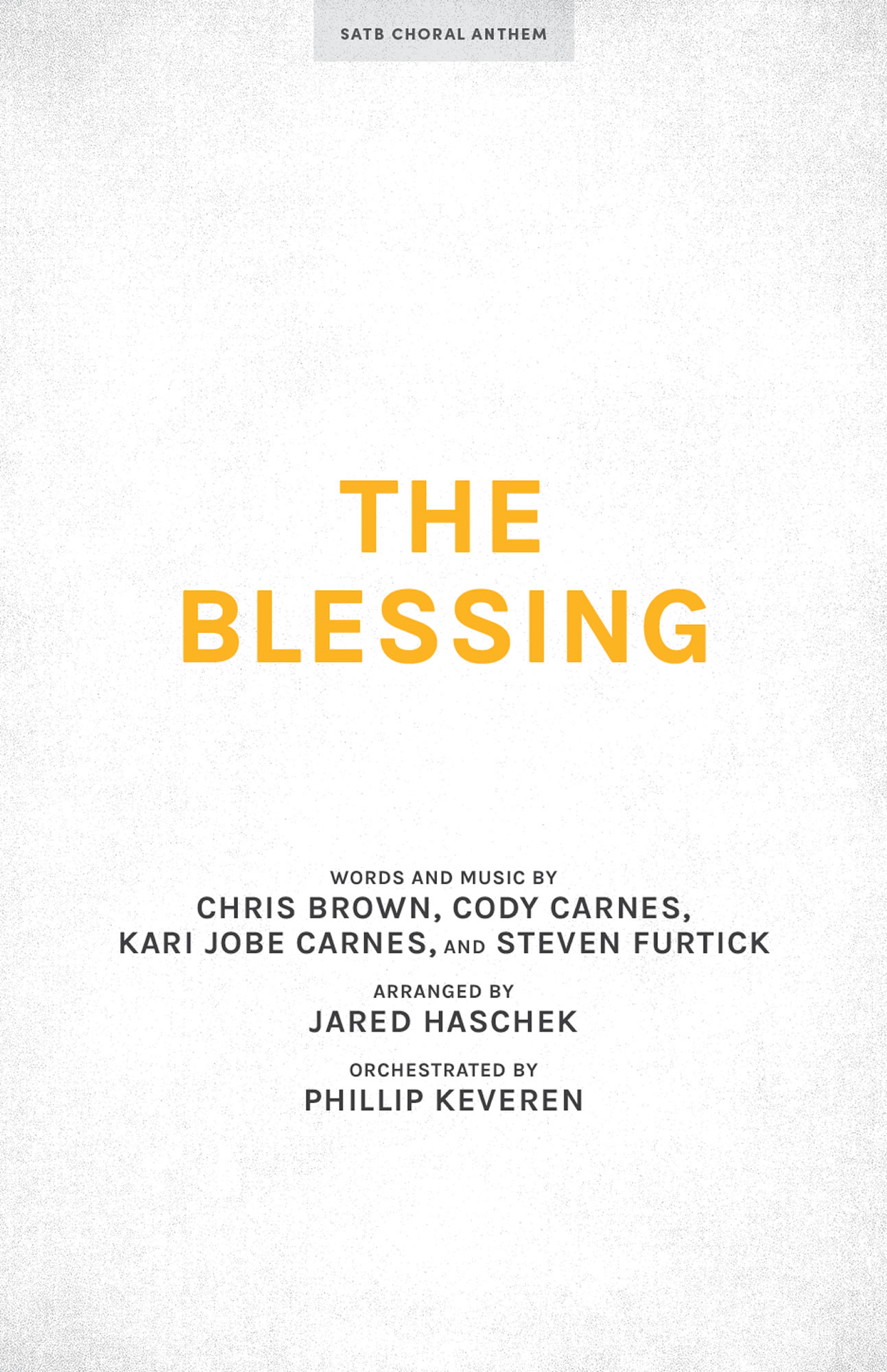 The Blessing - Downloadable Rhythm Charts | Lifeway