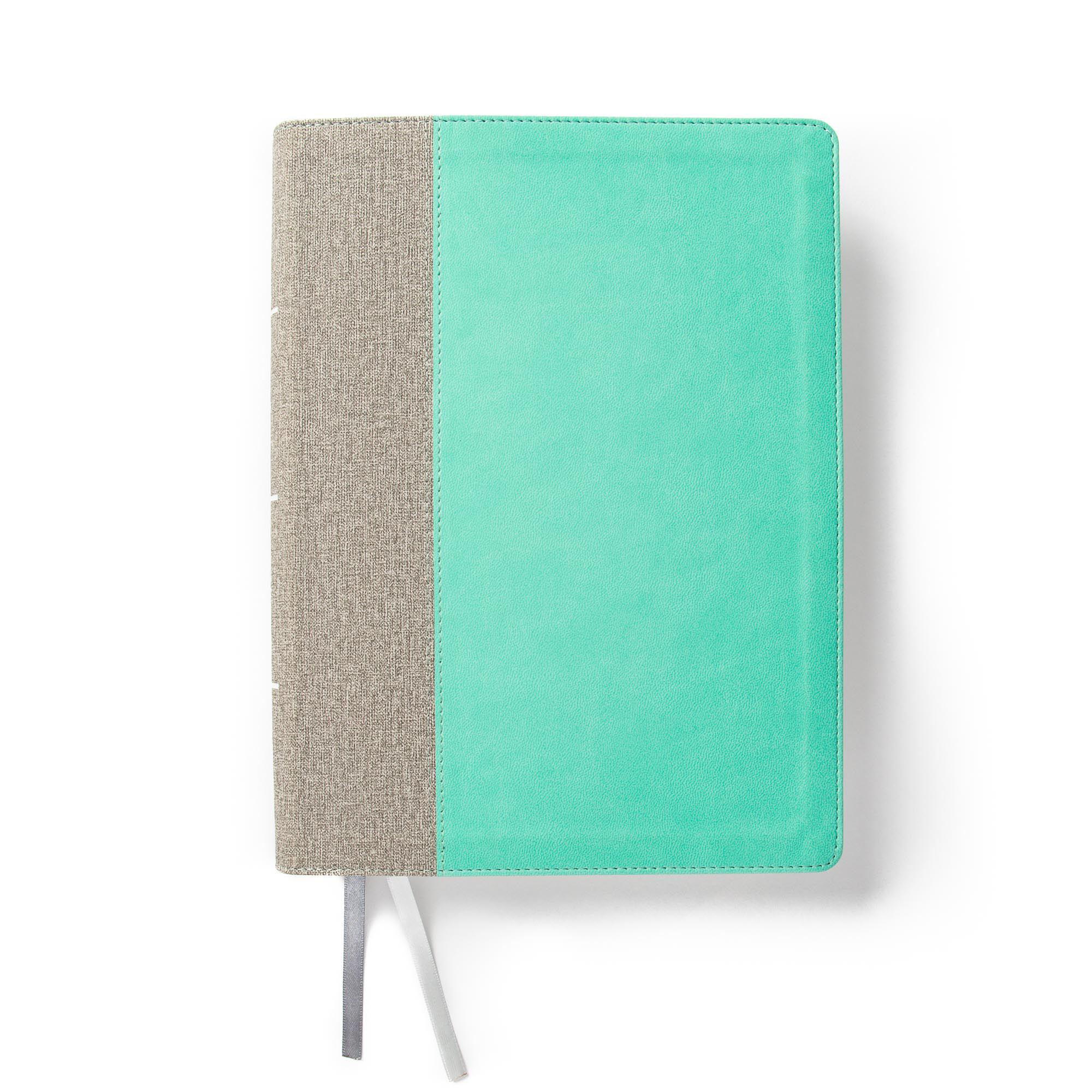 CSB Lifeway Women's Bible, Gray/Mint LeatherTouch | Lifeway