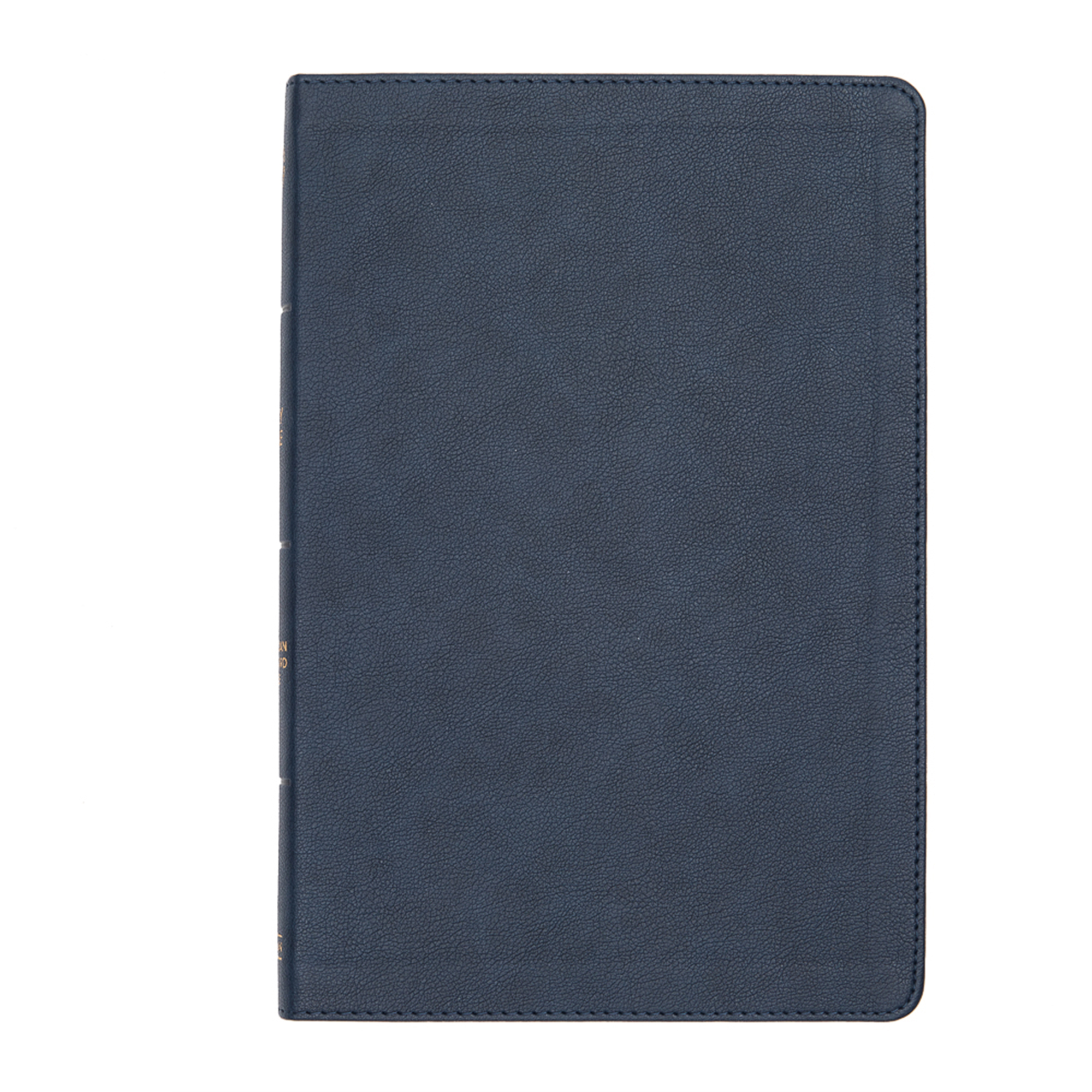 CSB Large Print Thinline Bible, Navy LeatherTouch | Lifeway