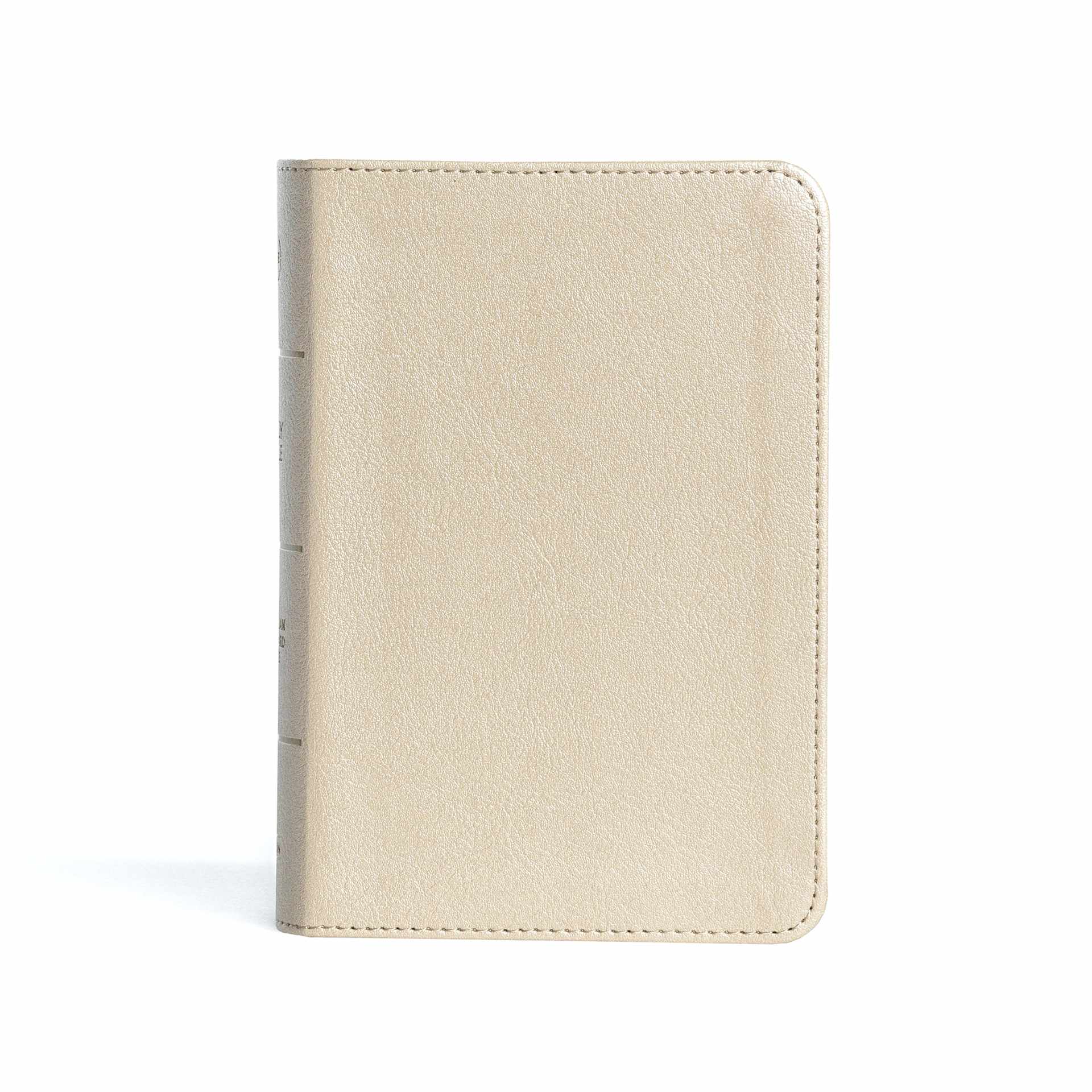 CSB Large Print Compact Reference Bible, Gold LeatherTouch | Lifeway