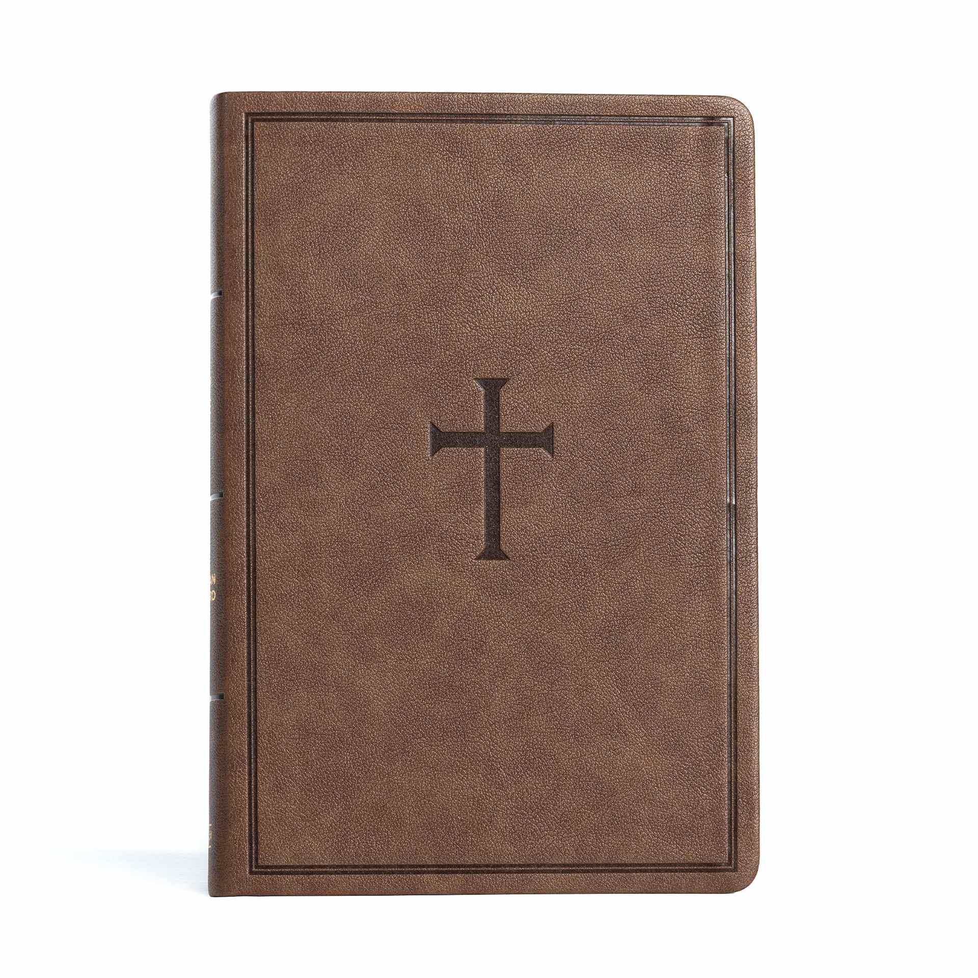 CSB Giant Print Reference Bible, Brown LeatherTouch | Lifeway