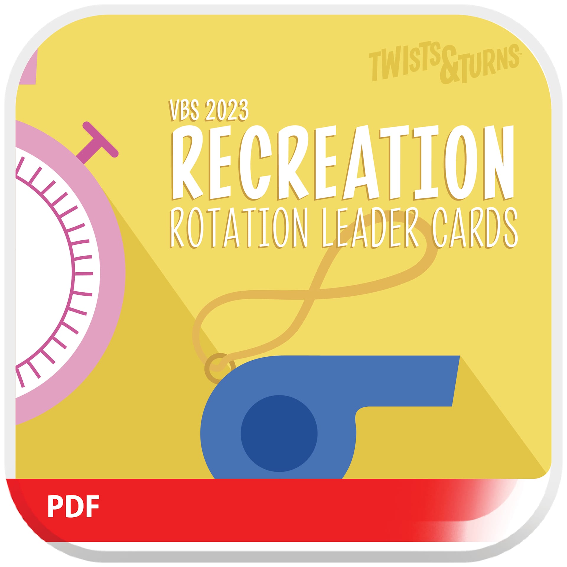 VBS 2023 Recreation Rotation Leader Cards Digital | Lifeway