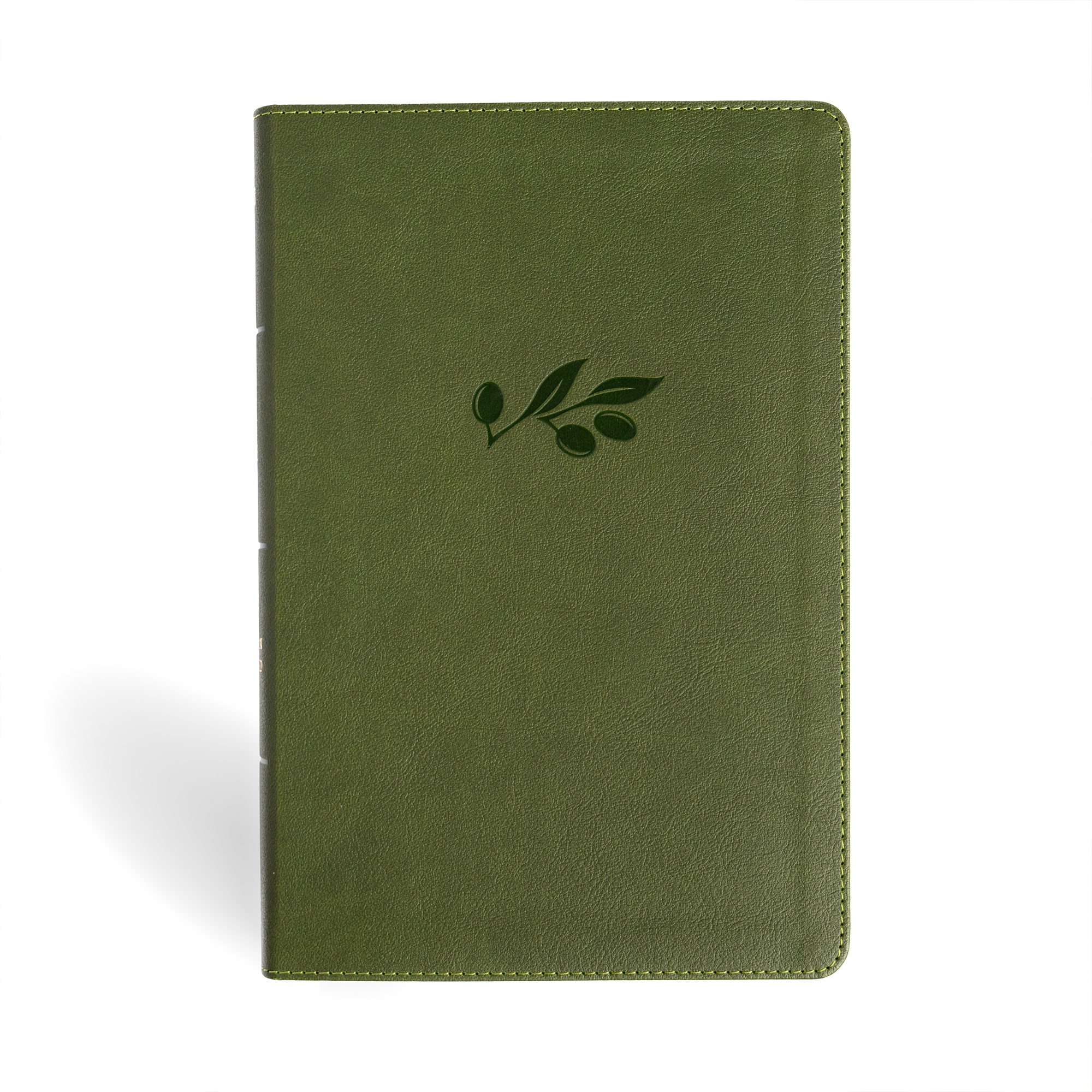 NASB Giant Print Reference Bible, Olive LeatherTouch | Lifeway