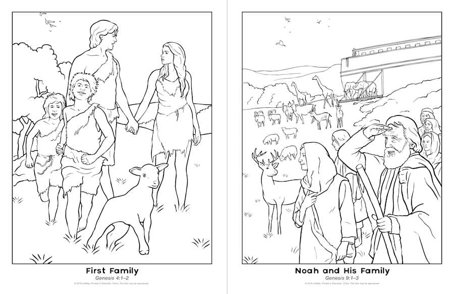 leah and rachel coloring pages