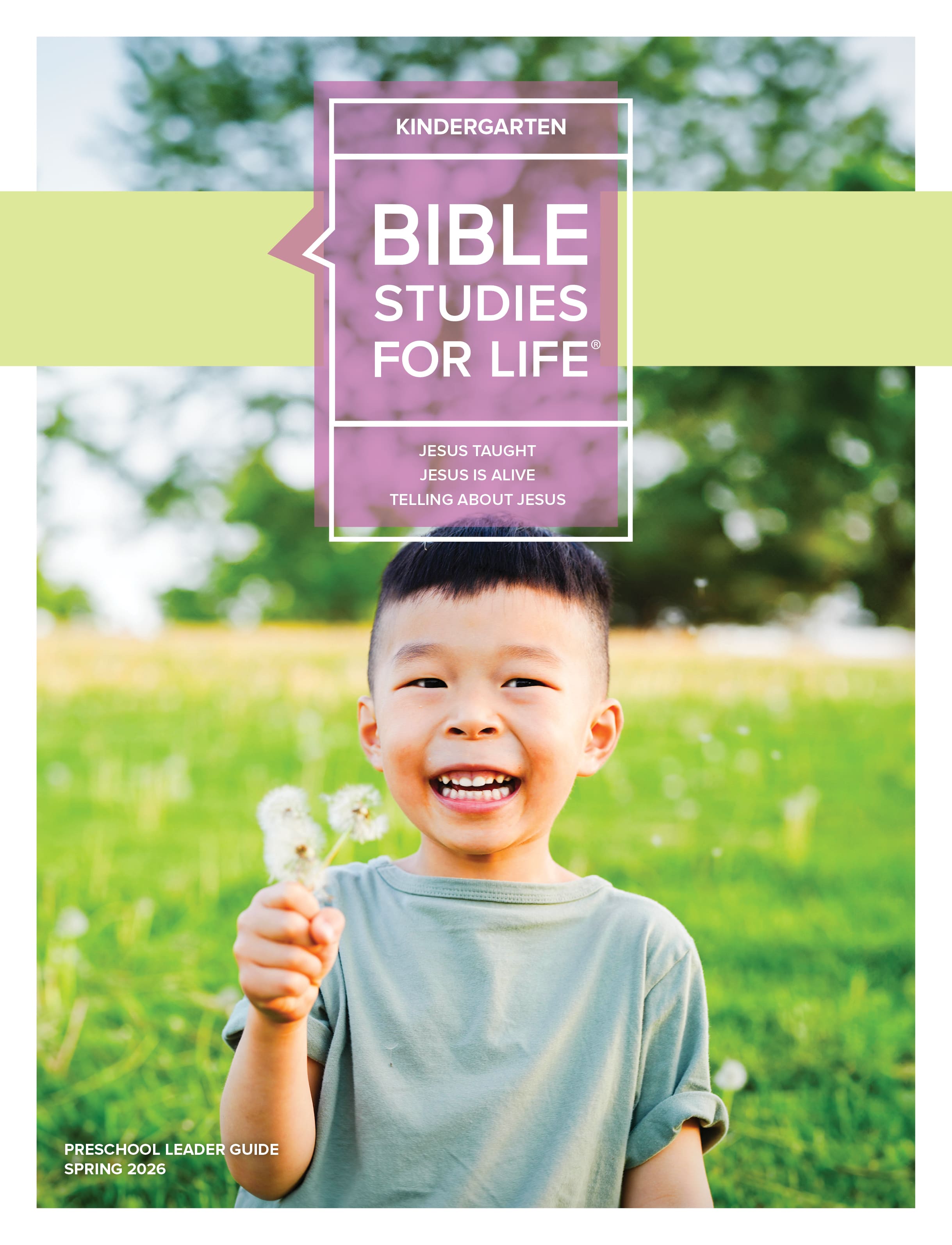 Bible Studies For Life: Kindergarten Leader Guide Spring 2026 | Lifeway