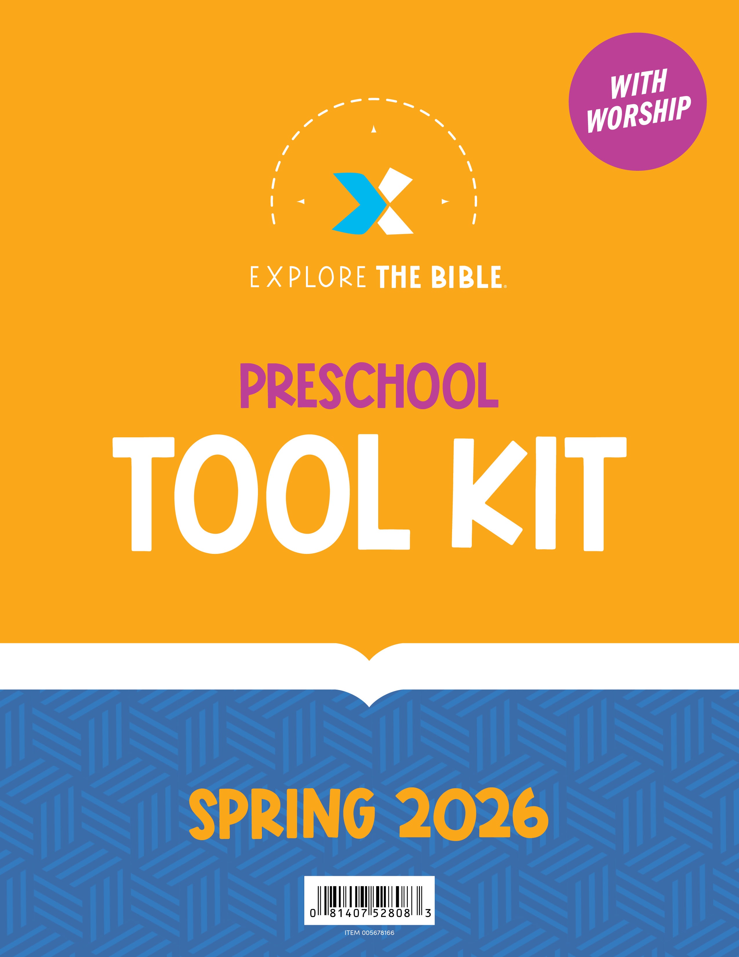 EXPLORE THE BIBLE Preschool Tool Kit with Worship - Spring 2026 | Lifeway