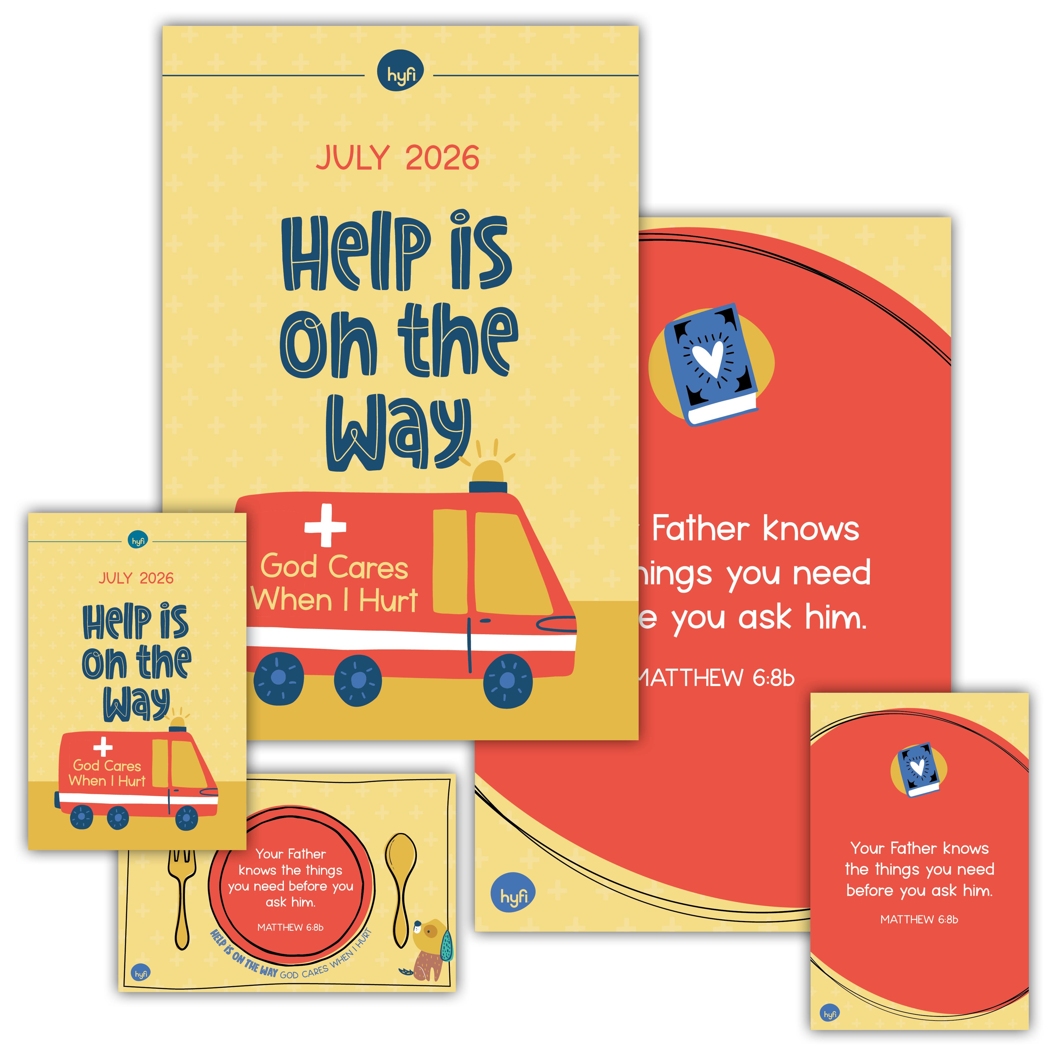 Hyfi Preschool Theme Posters Digital - Help Is on the Way JUL2026 | Lifeway