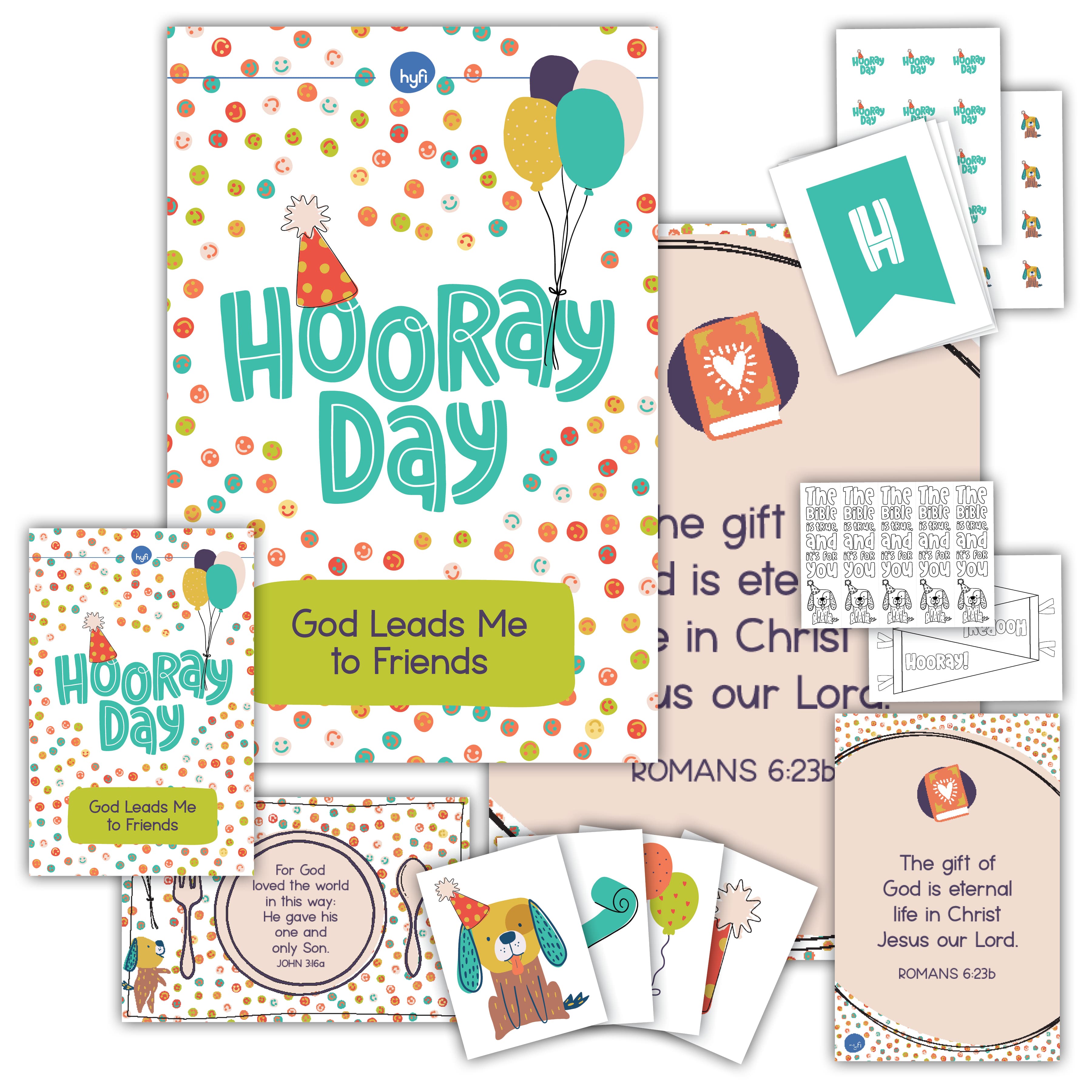 Hyfi Preschool Hooray Day Decorations Kit 2025-2026 (Digital) | Lifeway