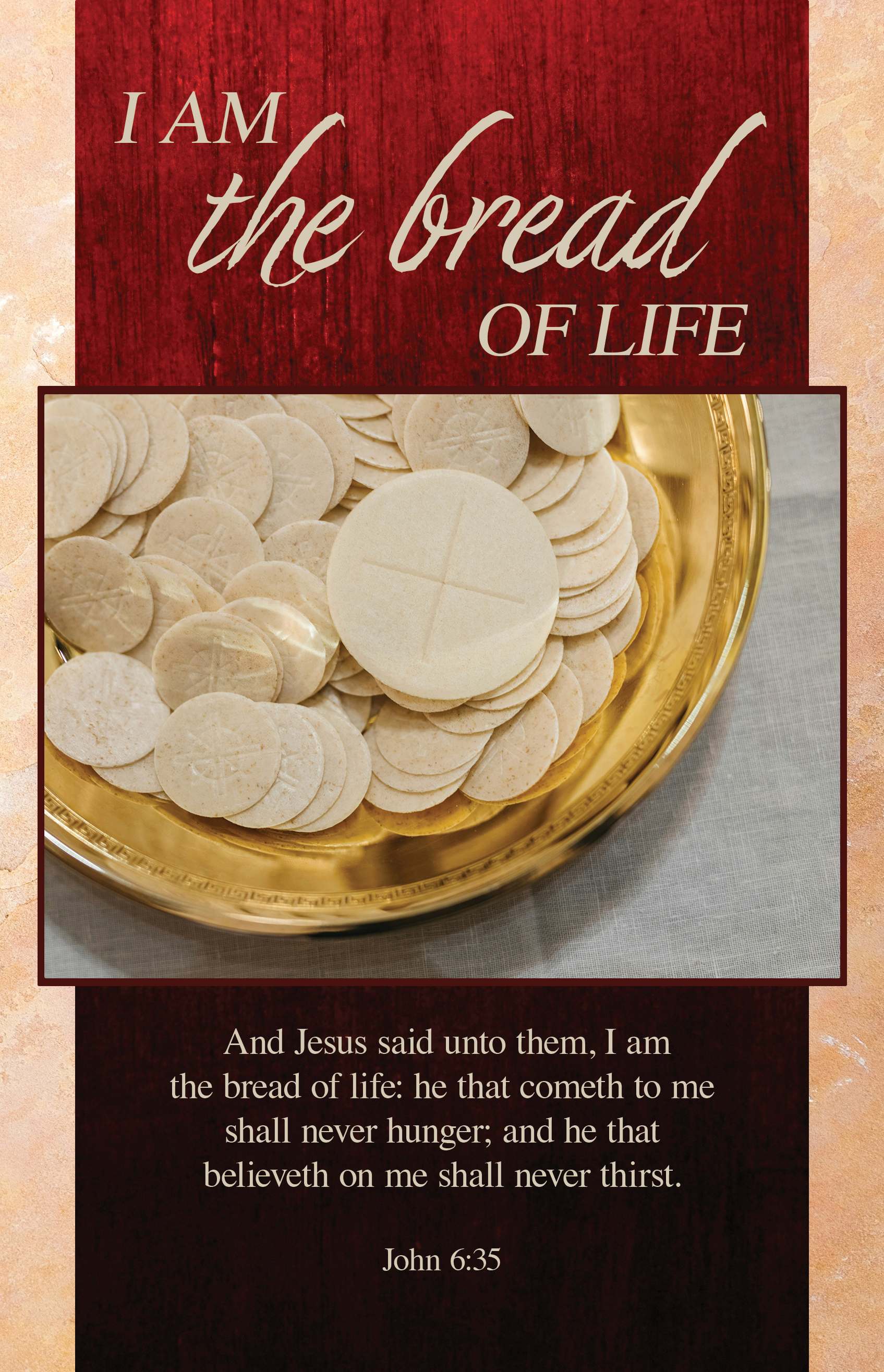 Communion Bulletin: I Am the Bread of Life (Package of 100) | Lifeway