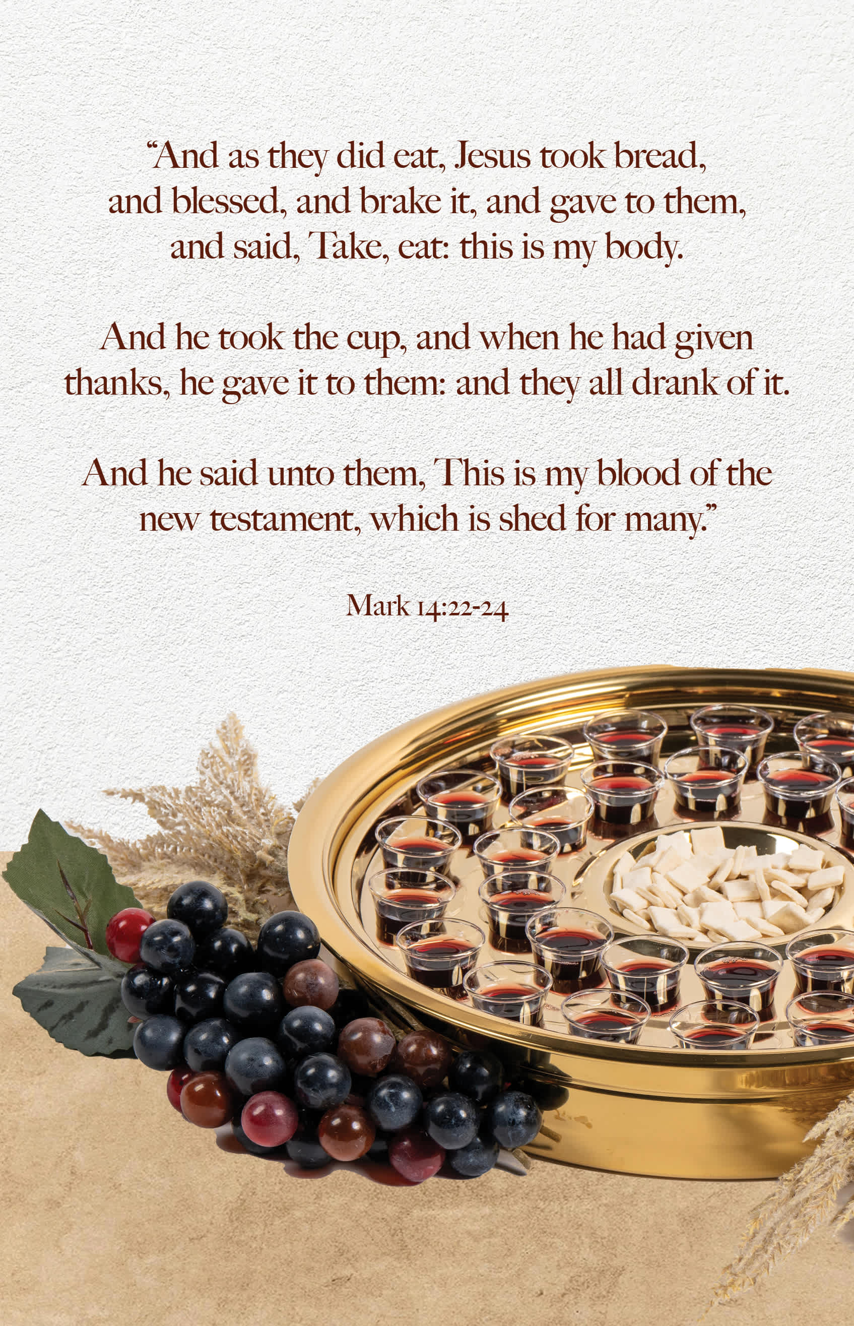 Communion Bulletin: Which Is Shed (Package of 100) | Lifeway