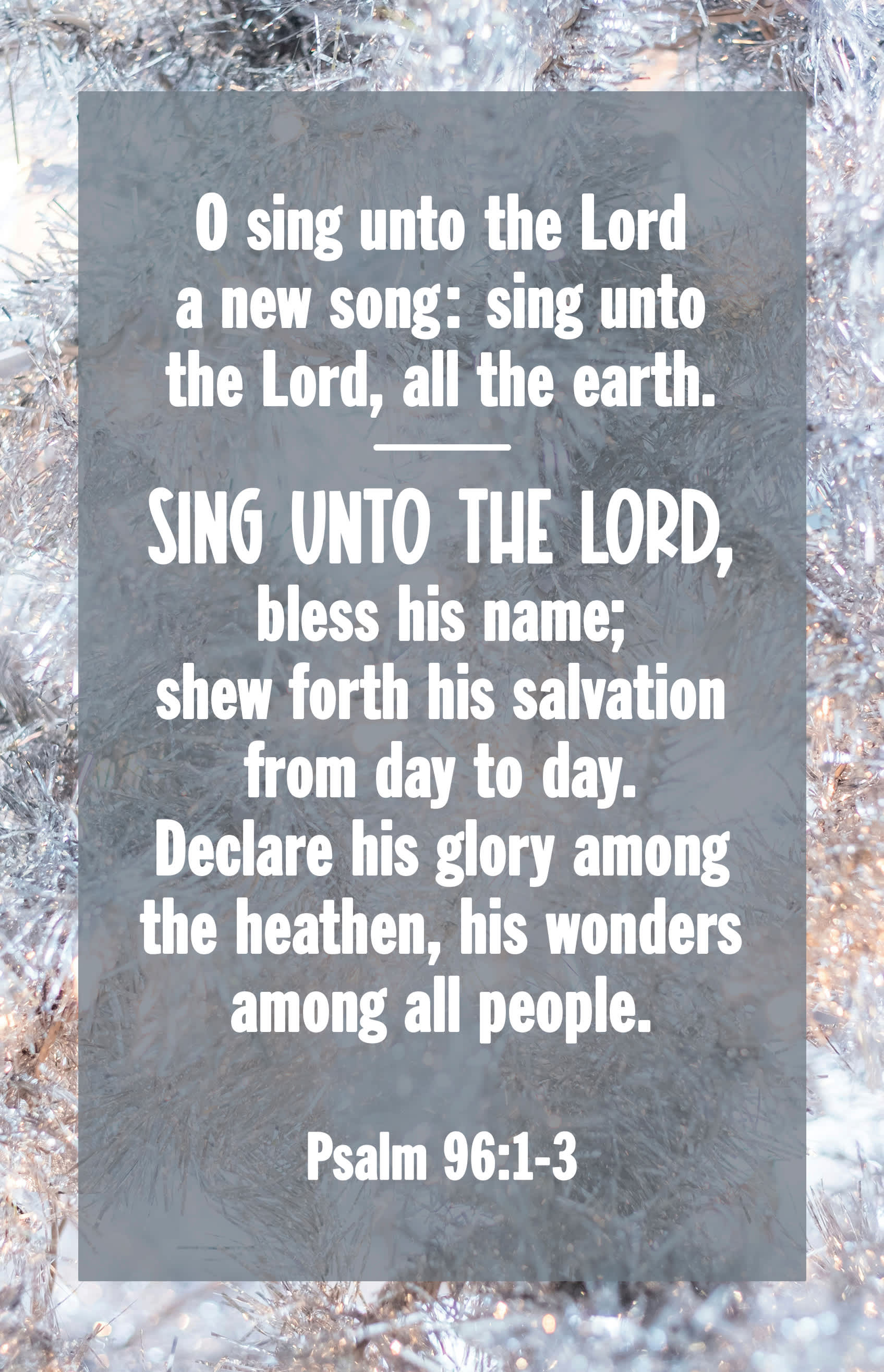 New Year Bulletin: O Sing Unto the Lord (Package of 100) | Lifeway