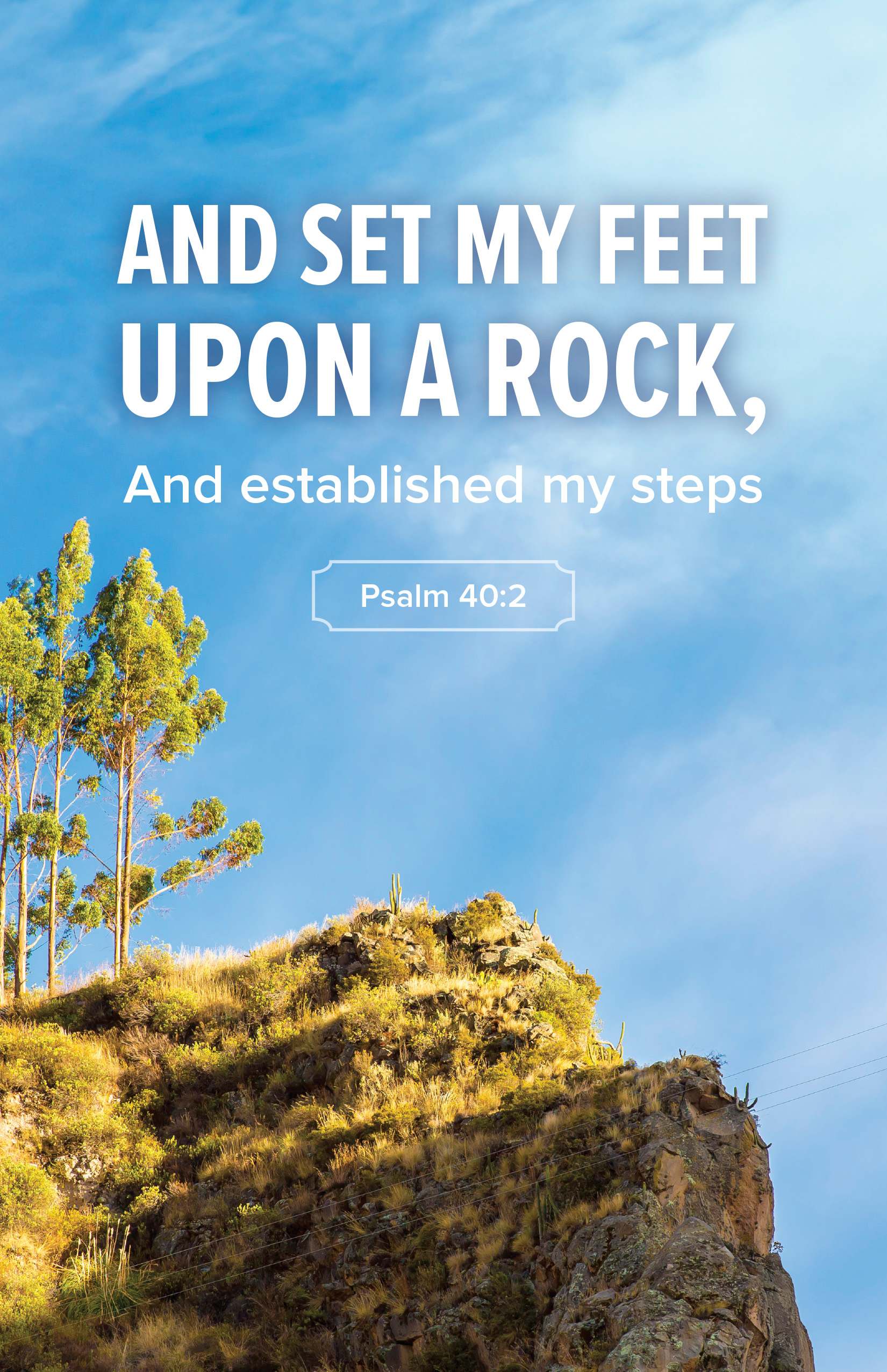 General Worship Bulletin: Set My Feet (Package of 100) | Lifeway
