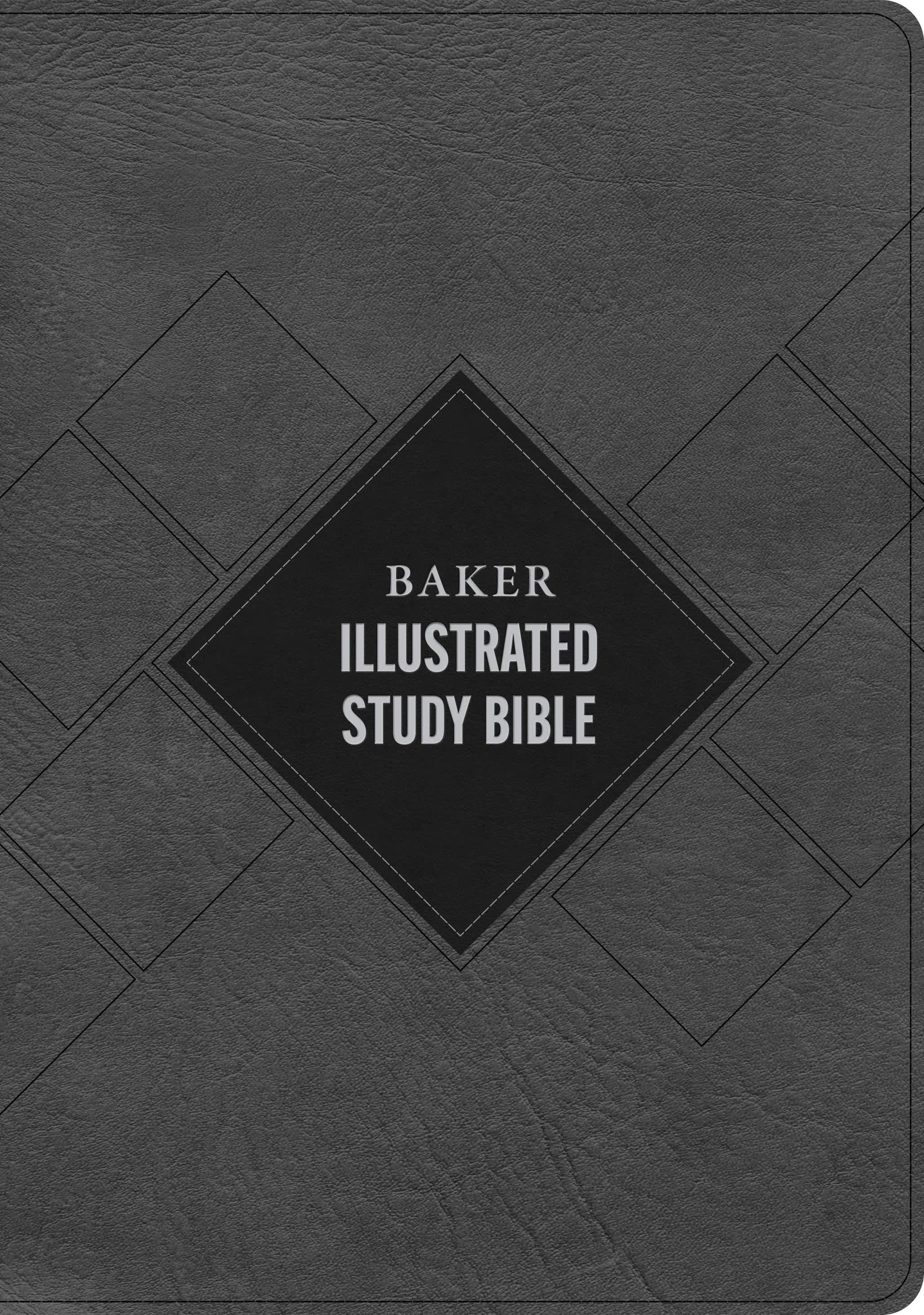CSB Baker Illustrated Study Bible, Charcoal LeatherTouch | Lifeway