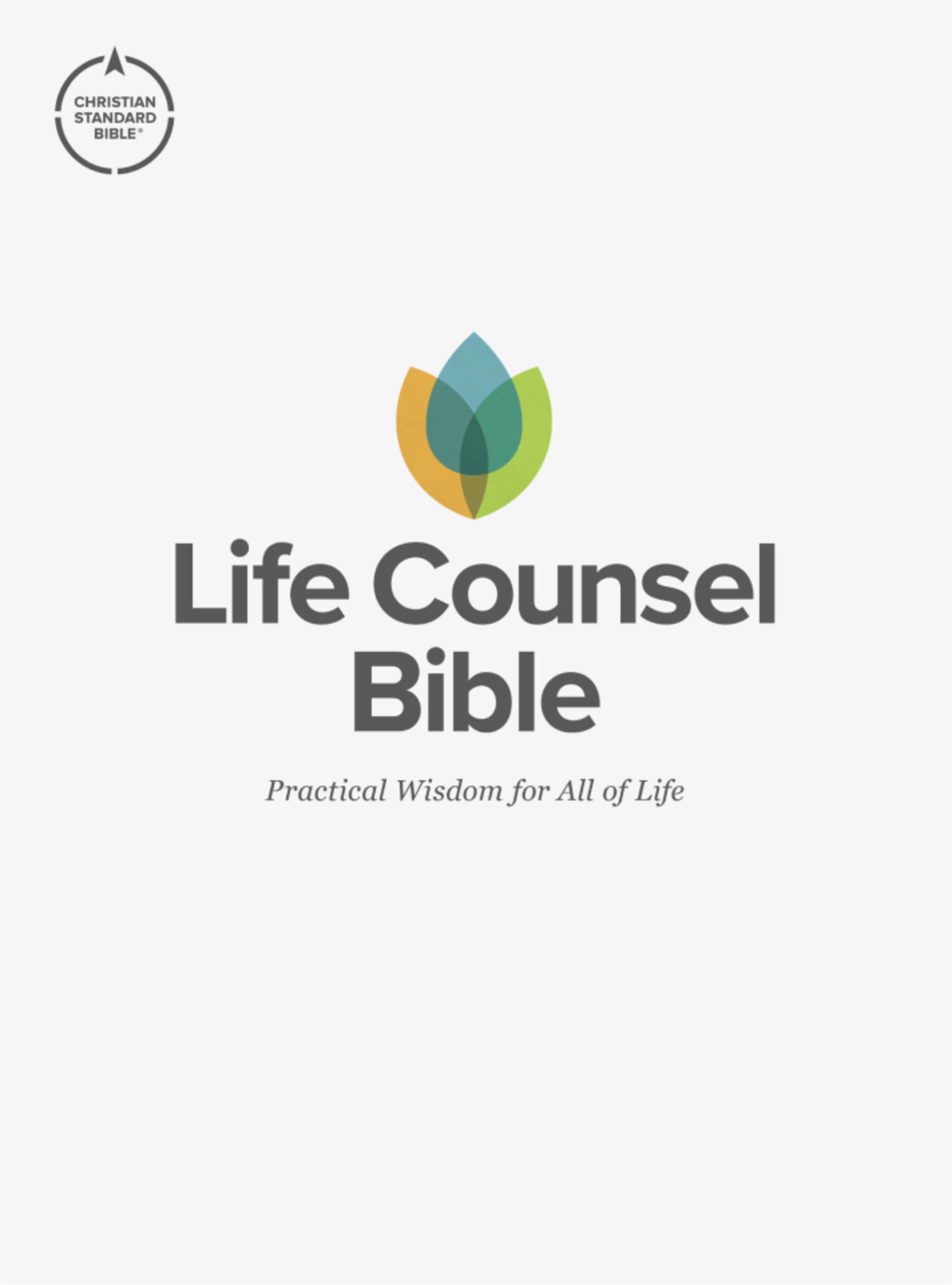 Bible and Book Special - Life Counsel Bible and Carried Through Cancer ...