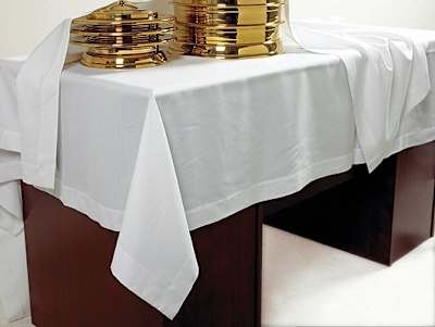 Communion Table Cover: White Blend | Lifeway