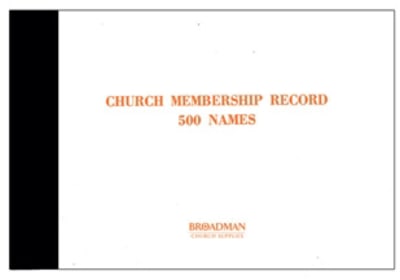 Church Membership Record Book | Lifeway