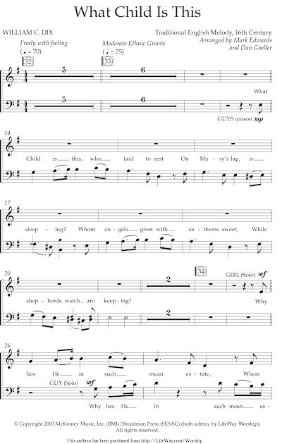 What Child Is This - Downloadable SAB Anthem | Lifeway