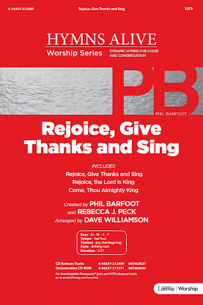 Rejoice, Give Thanks and Sing - Downloadable Anthem (Min. 10) | Lifeway