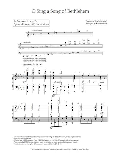 O Sing a Song of Bethlehem - Downloadable Handbell Arrangement | Lifeway