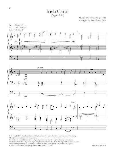 Irish Carol - Downloadable Keyboard Arrangement | Lifeway