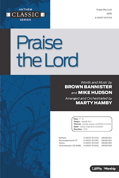 Praise the Lord - Downloadable Split-Track Accompaniment Track | Lifeway