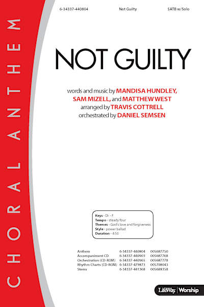Not Guilty - Downloadable Rhythm Charts | Lifeway