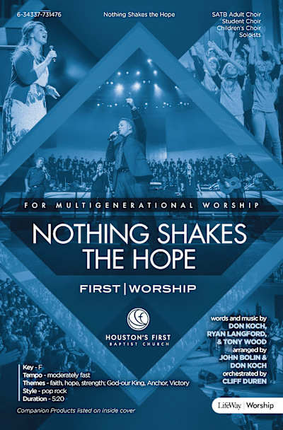 Nothing Shakes the Hope - Downloadable Rhythm Charts | Lifeway