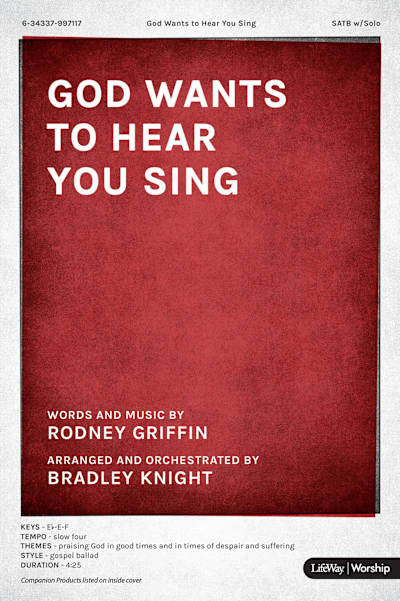 God Wants to Hear You Sing - Downloadable Tenor Rehearsal Track | Lifeway