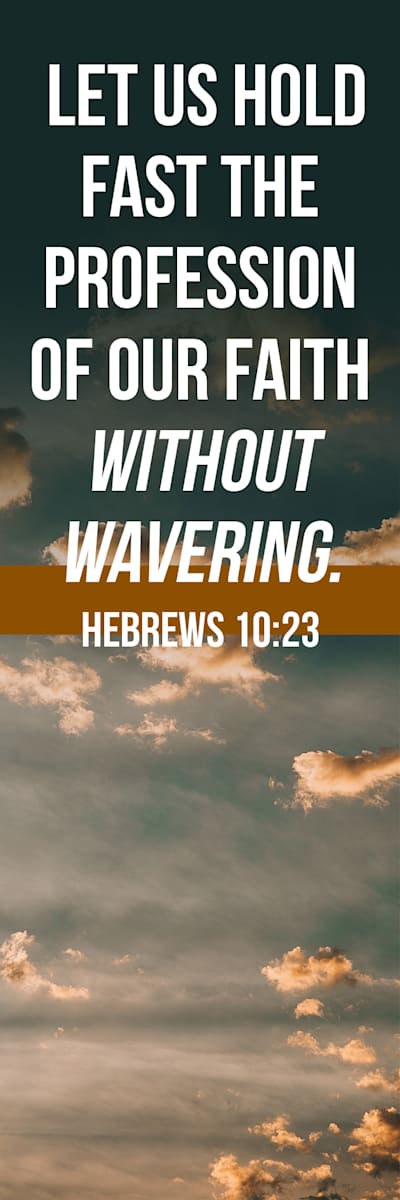 Inspirational Bookmark: Without Wavering (Package of 25) | Lifeway