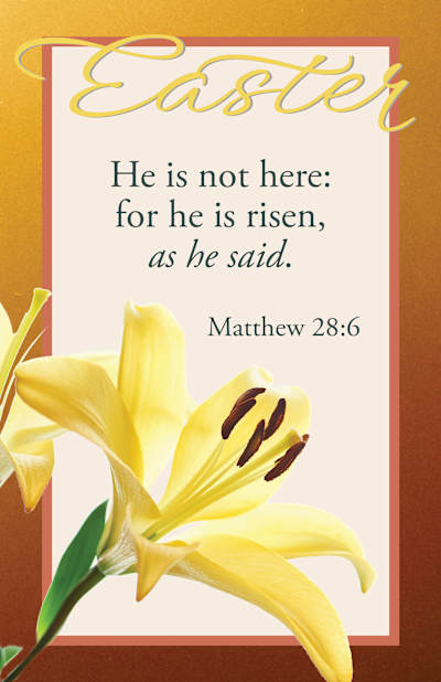 Easter Bulletin: As He Said (Package of 100) | Lifeway