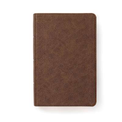 CSB Single-Column Compact Bible, Digital Study Edition, Brown ...