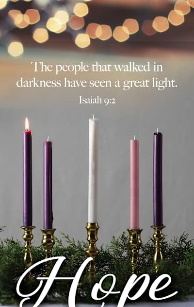 Advent Bulletin: Hope (Package of 100) | Lifeway