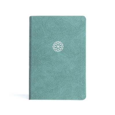 CSB Personal Size Giant Print Bible, Earthen Teal LeatherTouch, Indexed ...