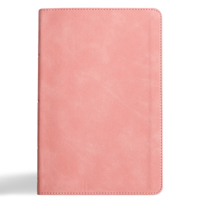 CSB Thinline Bible, Blush Pink LeatherTouch | Lifeway