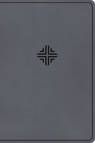 CSB Large Print Thinline Bible, Value Edition, Charcoal LeatherTouch ...