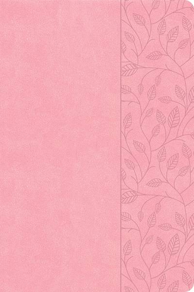 CSB Large Print Thinline Bible, Value Edition, Soft Pink LeatherTouch ...