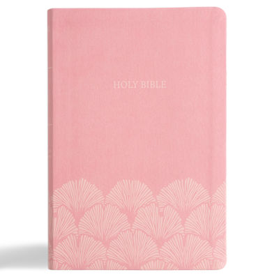 NASB Large Print Thinline Bible, Value Edition, Soft Pink LeatherTouch ...