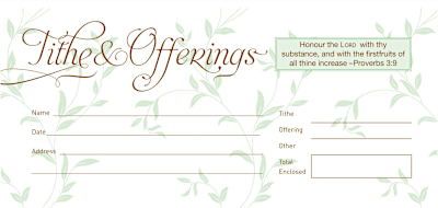 Envelope: Tithe and Offerings (Box of 52) | Lifeway