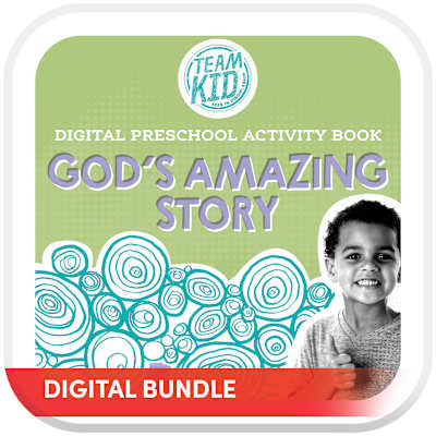 Preschool TeamKID: God's Amazing Story Digital Activity Book | Lifeway
