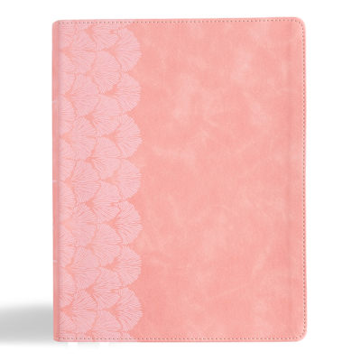 KJV Notetaking Bible, Large Print Edition, Soft Pink LeatherTouch | Lifeway