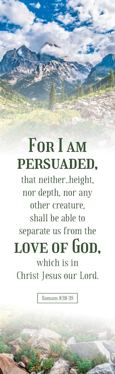 Inspirational Bookmark: For I Am Persuaded (Package of 25) | Lifeway