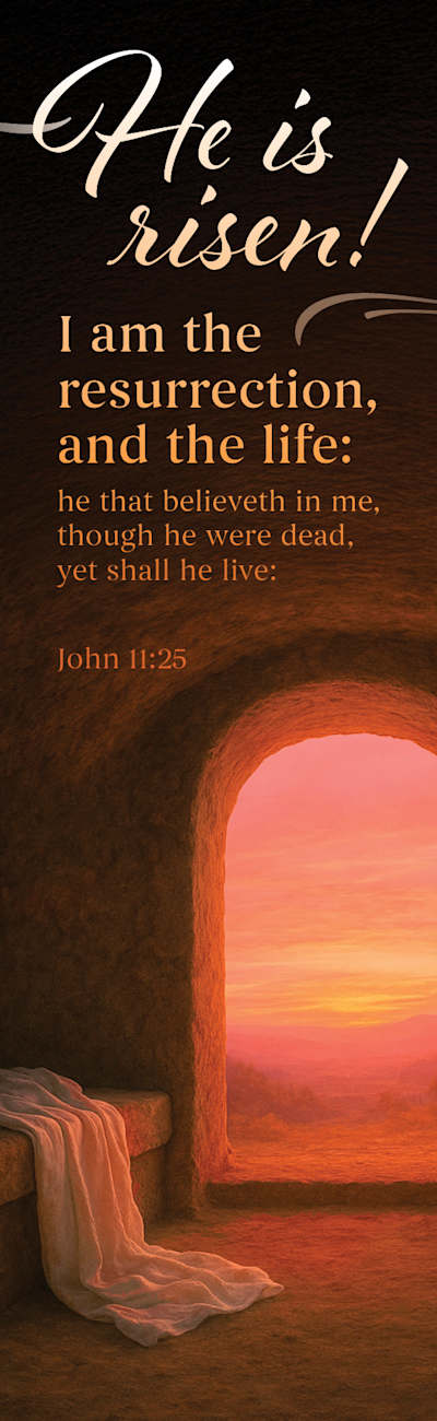 Easter Bookmark: He Is Risen (Package of 25) | Lifeway